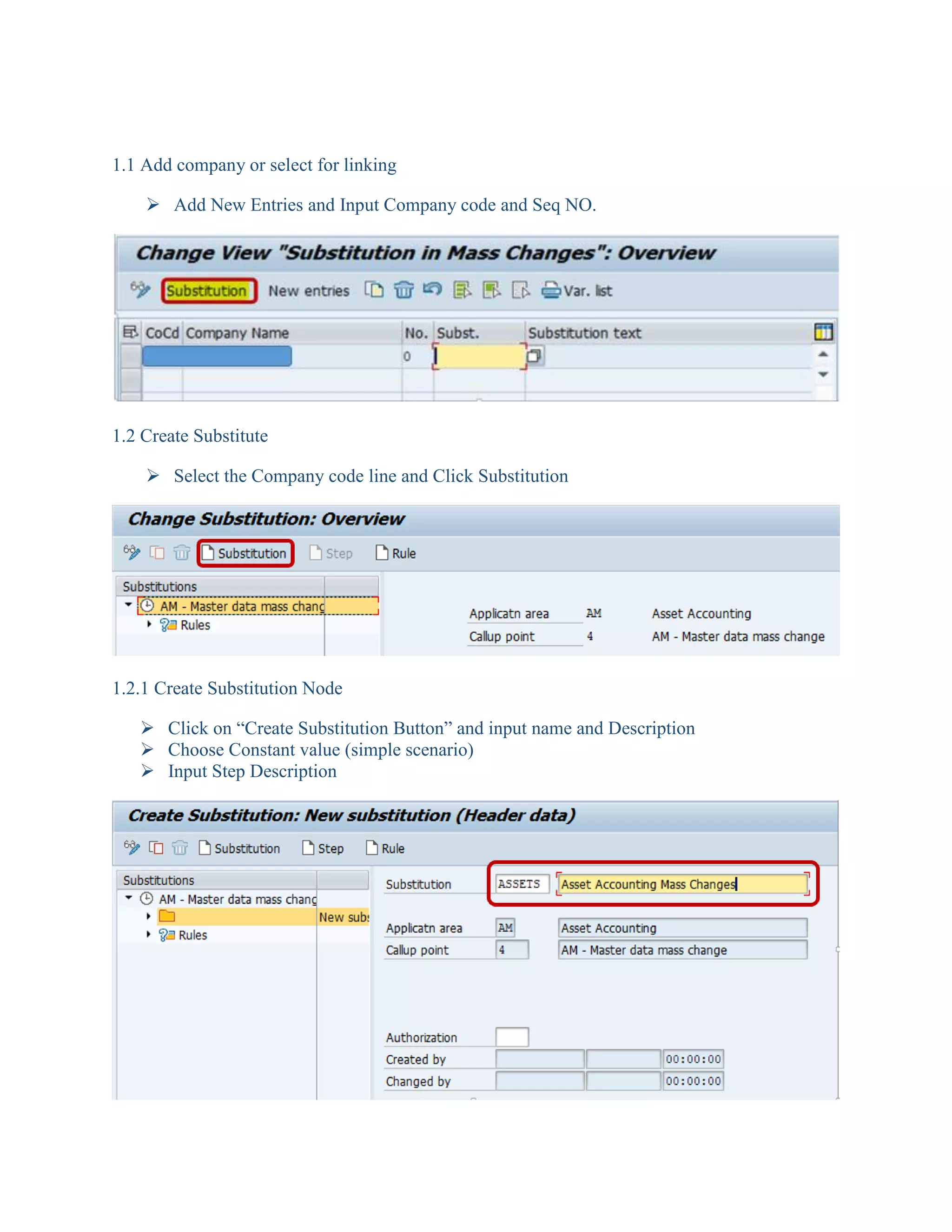 Mass update for asset master shut down activation process steps | PDF