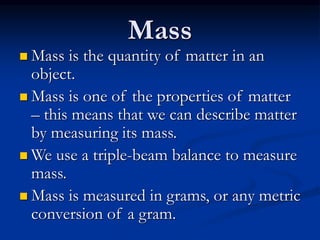 Mass Versus Weight.ppt | Physics | Science