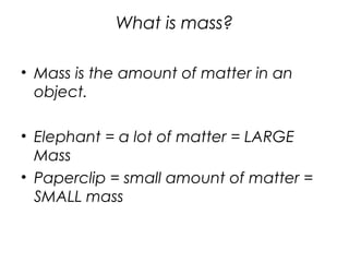 Mass Volume and Graphing | PPT