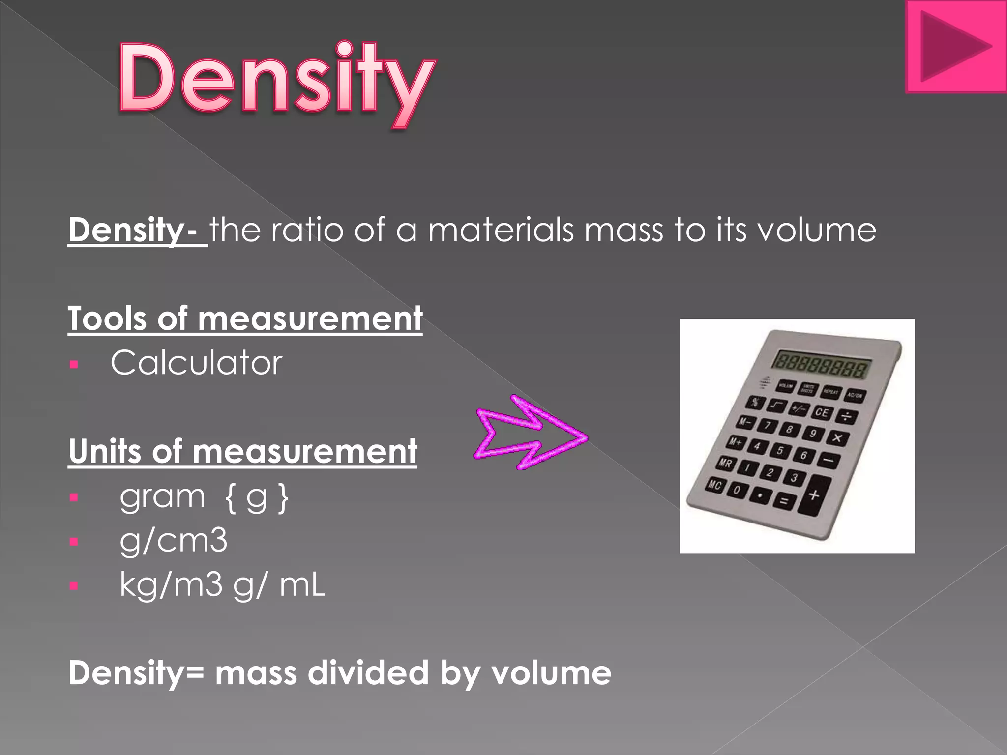 Mass,volume,density studyguide | PPTX | Physics | Science