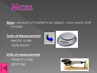 Mass,volume,density studyguide | PPTX | Physics | Science