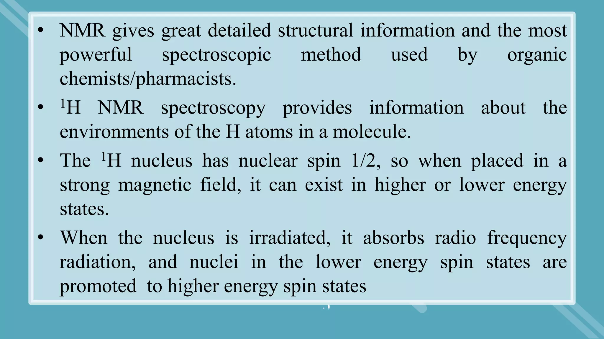 Combination of mass and NMR spectroscopy | PPTX