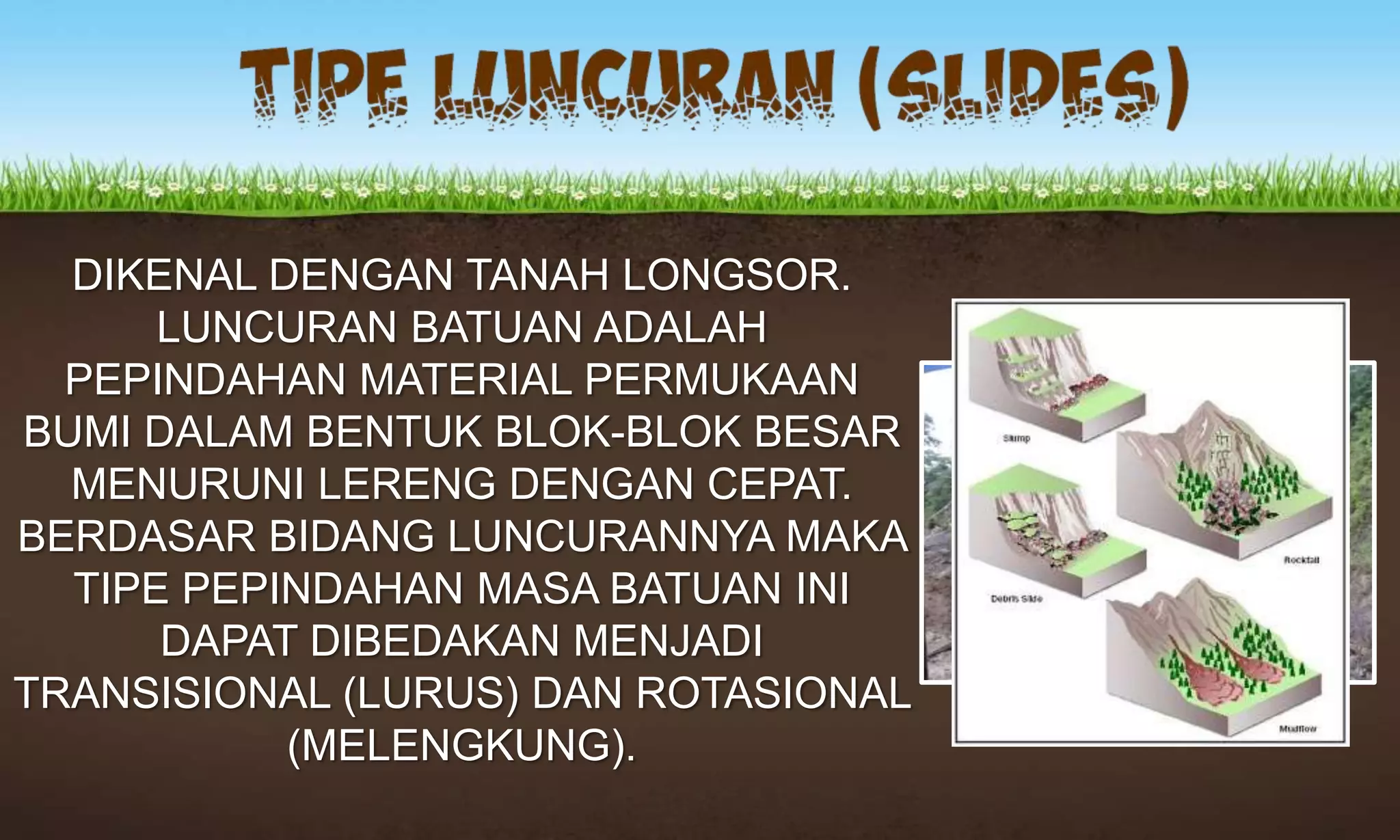 Masswasting Geografi Kelas X | PPTX