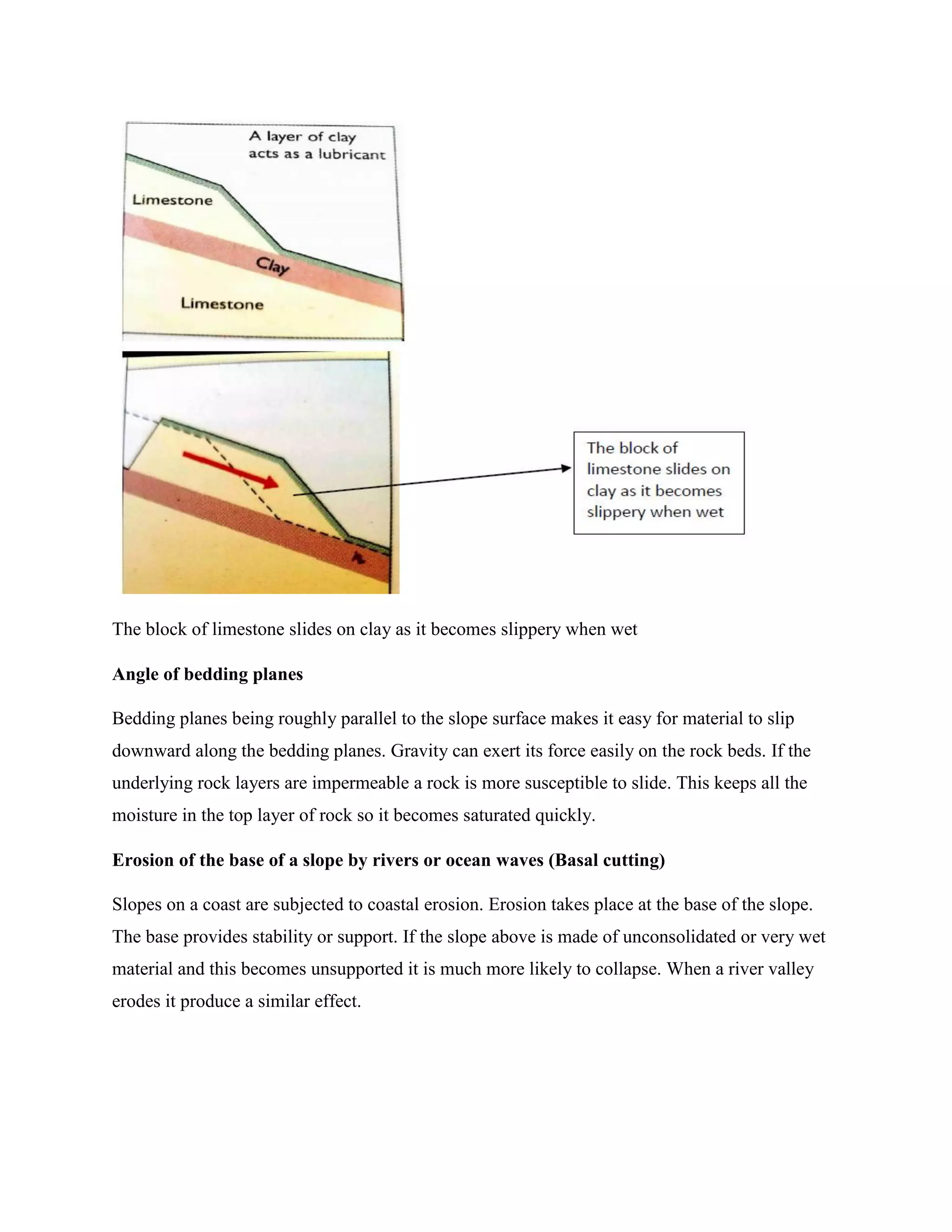 Mass wasting-CSEC GEOGRAPHY | PDF