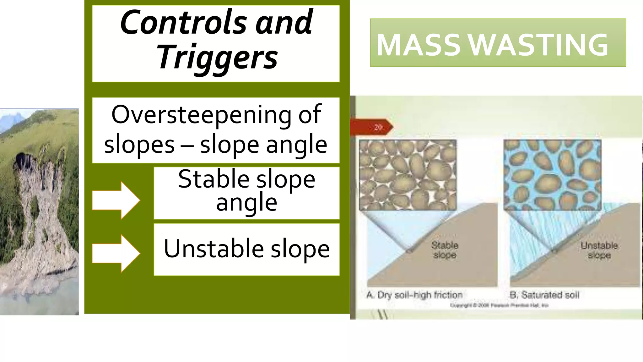 Mass wasting | PPTX | Geology | Science