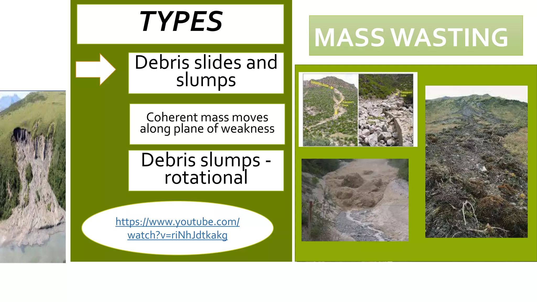 Mass wasting | PPTX | Geology | Science