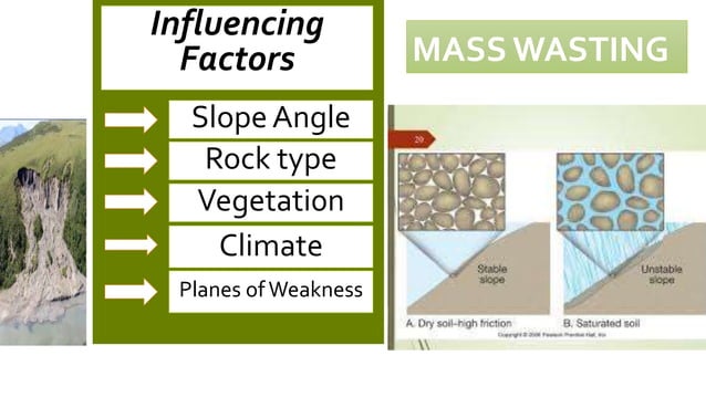 Mass wasting | PPTX | Geology | Science