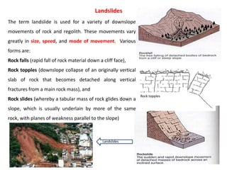 Mass wasting | PPTX