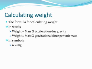Mass, weight and gravity.pptx