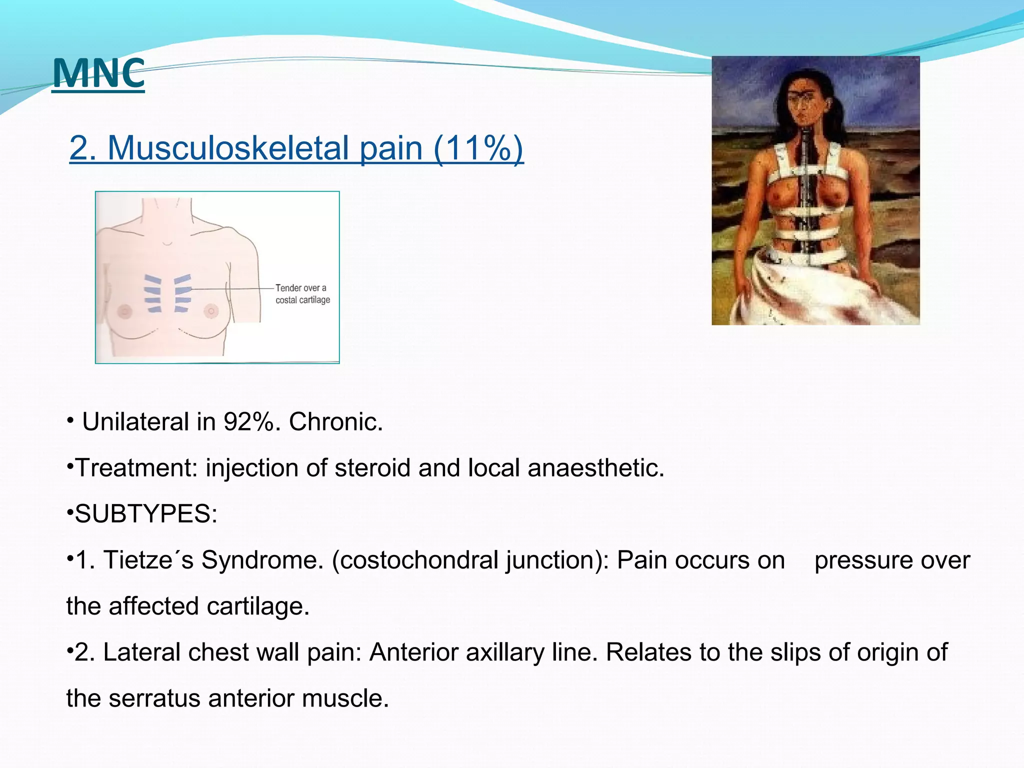 Mastalgia, breast pain. Dra Moreno (www.oncocir.com) | PPT