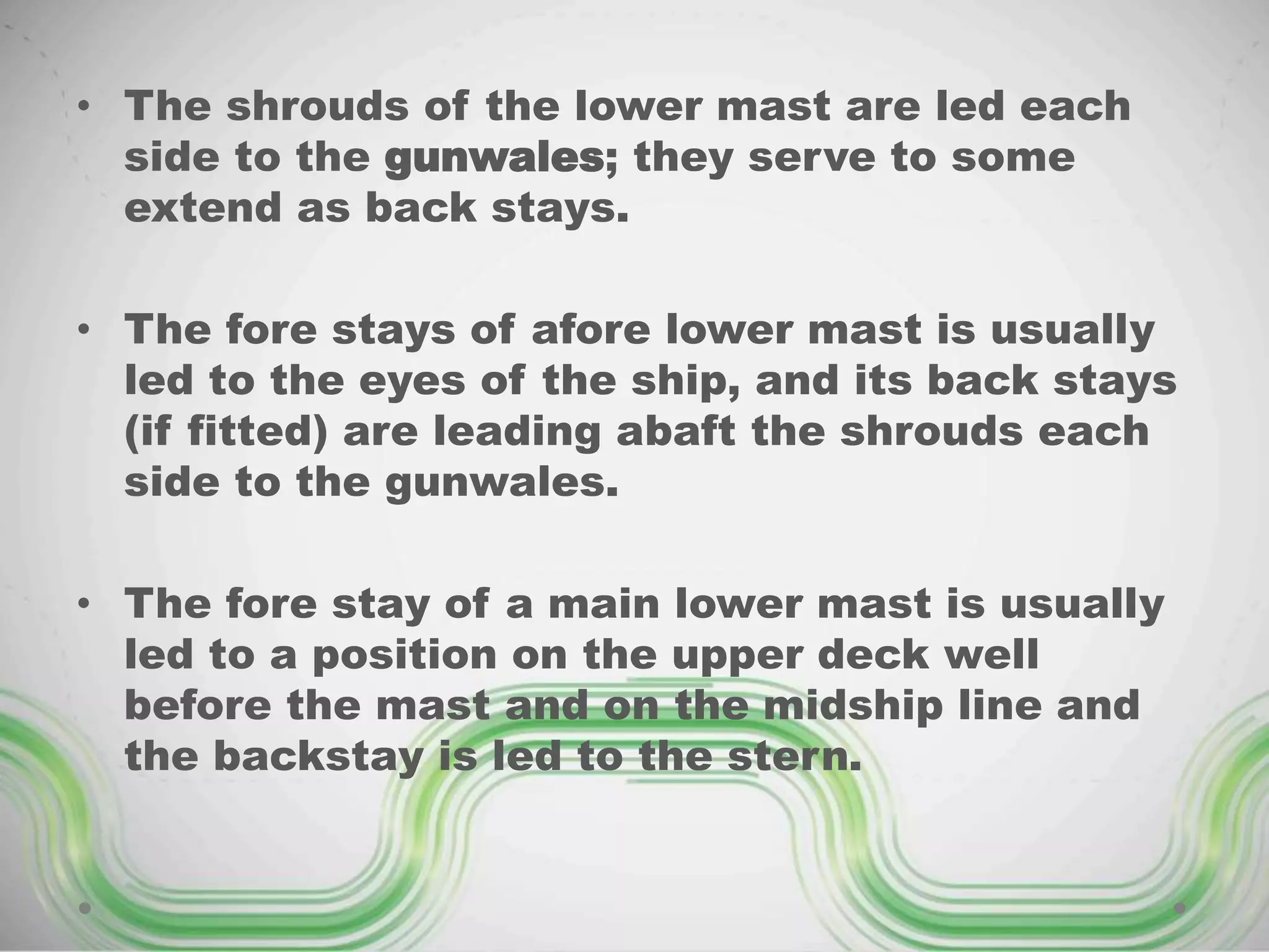 Mast and rigging | PPTX