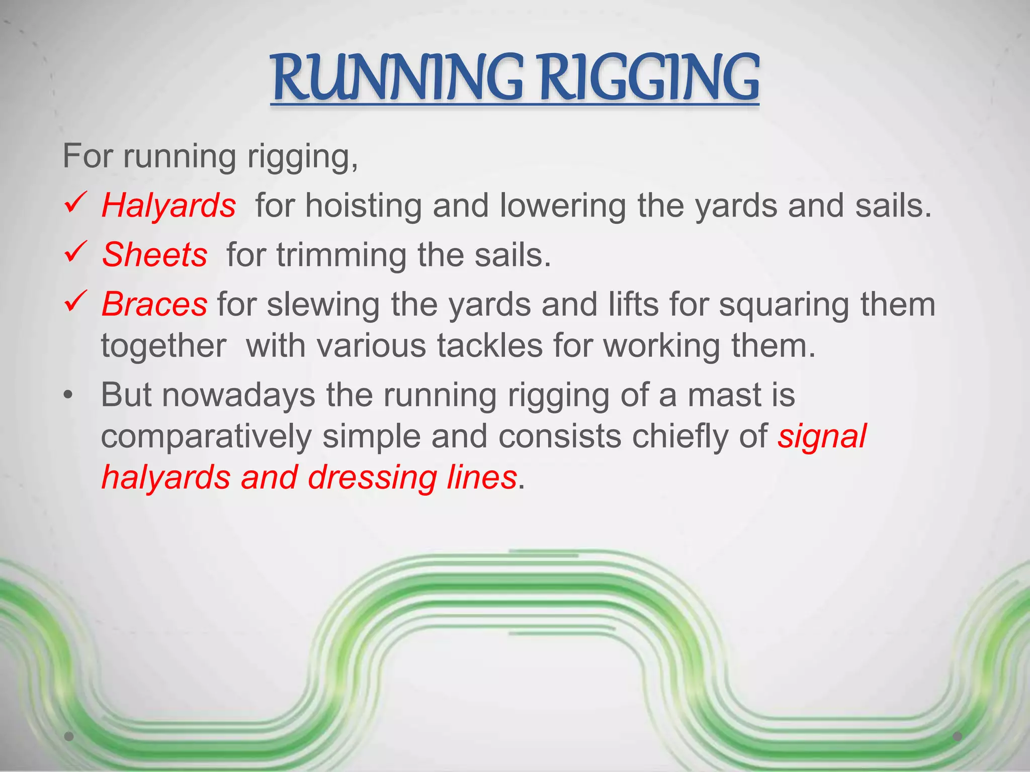 Mast and rigging | PPTX