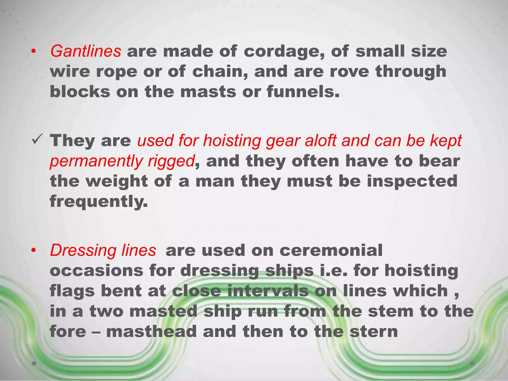Mast and rigging | PPTX