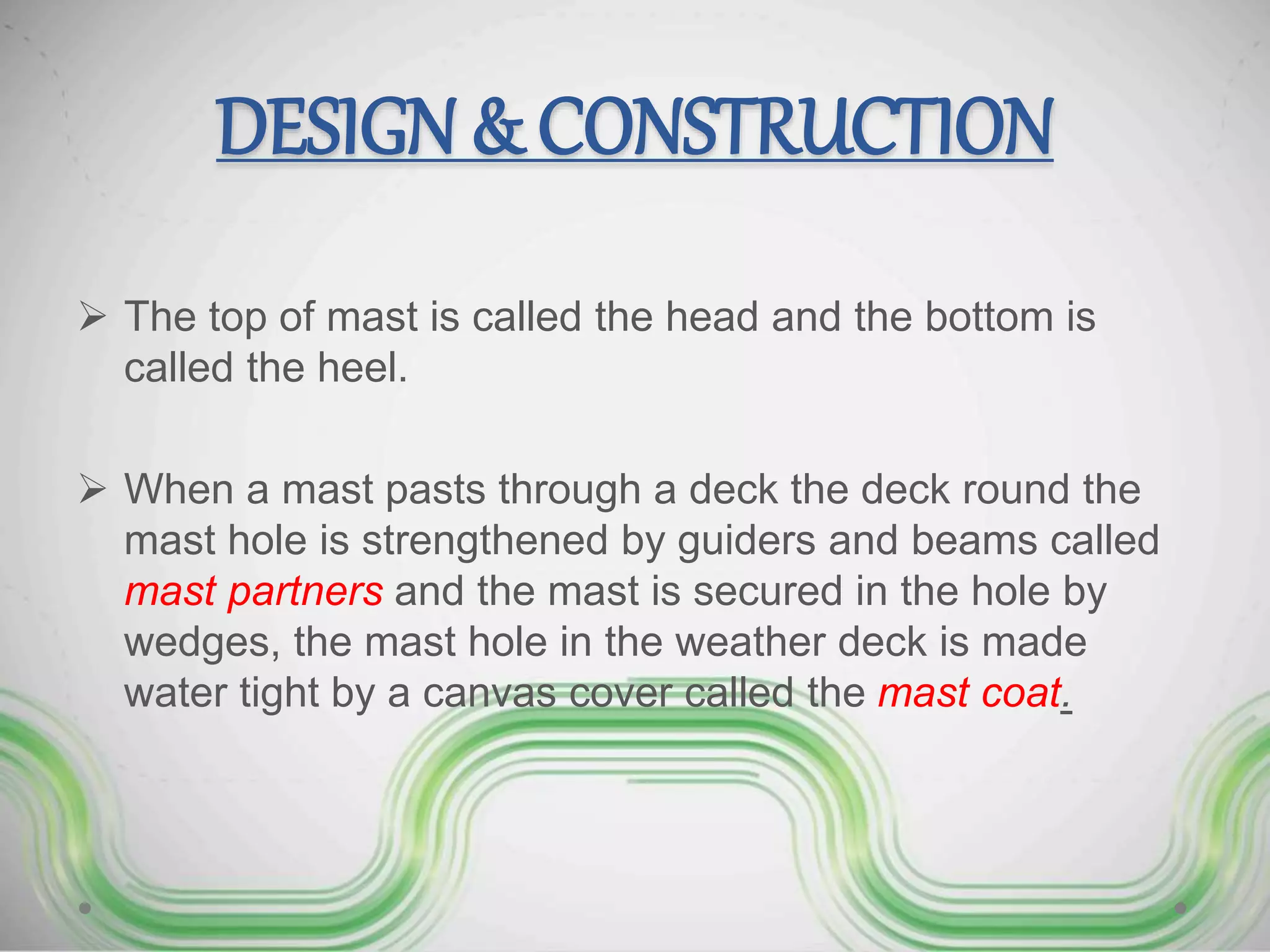 Mast and rigging | PPTX