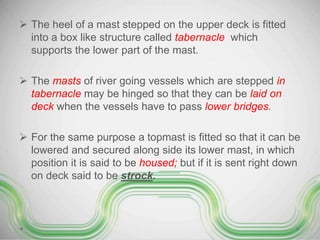 Mast and rigging | PPTX | Needlework | Arts and Crafts