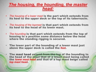 Mast and rigging | PPTX