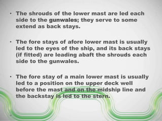 Mast and rigging | PPTX