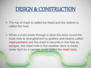 Mast and rigging | PPTX | Needlework | Arts and Crafts