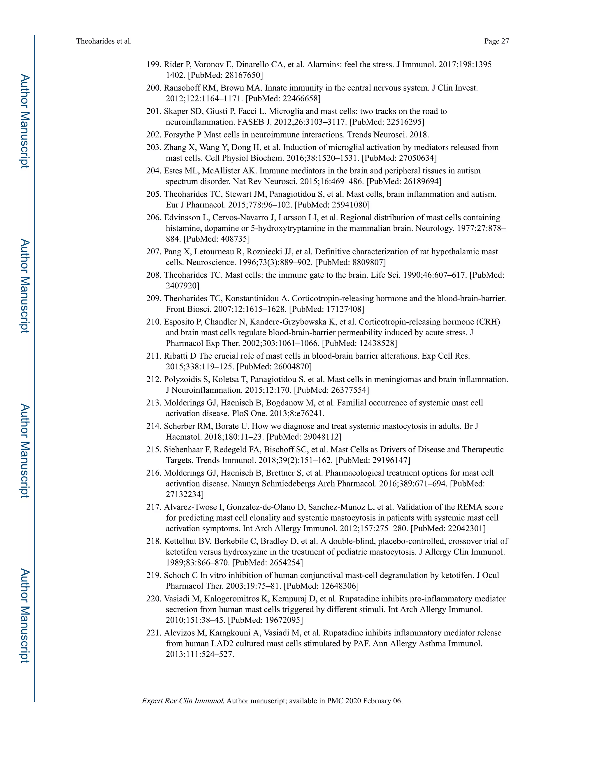 Mast cell activation diagnosis and criteria 2019 | PDF