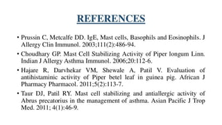 Mast cell assay.pptx.................... | PPT