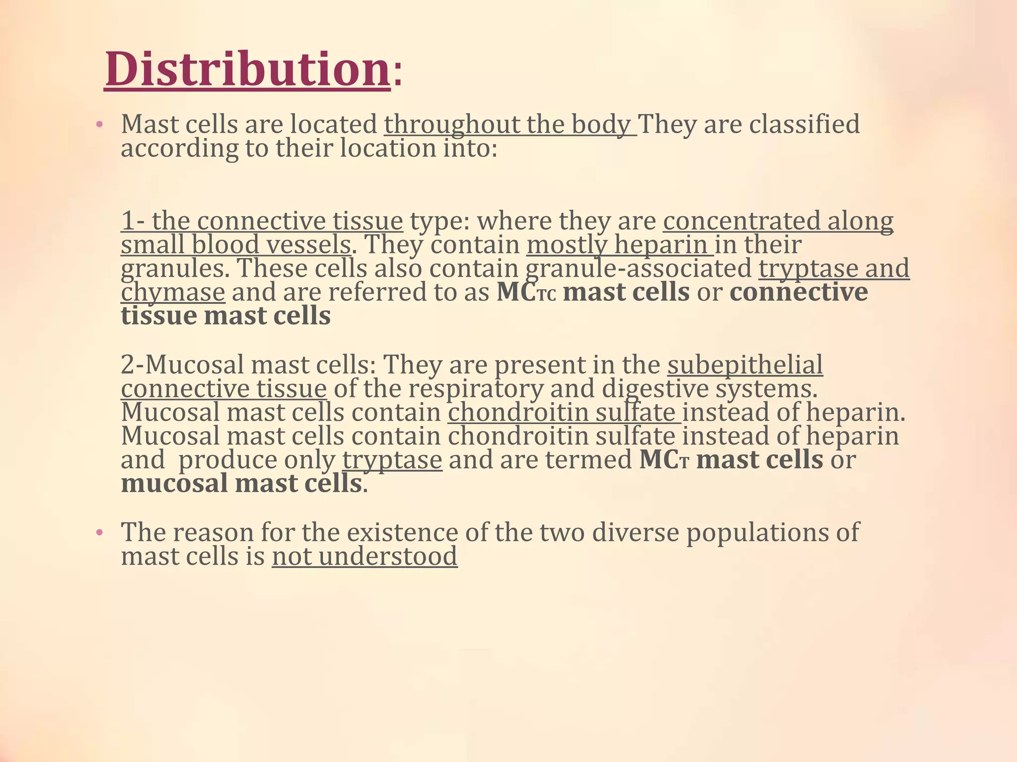Mast cell histology and its visualization methods | PPT