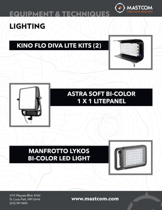 Mastcom Equipment & Techniques | PDF