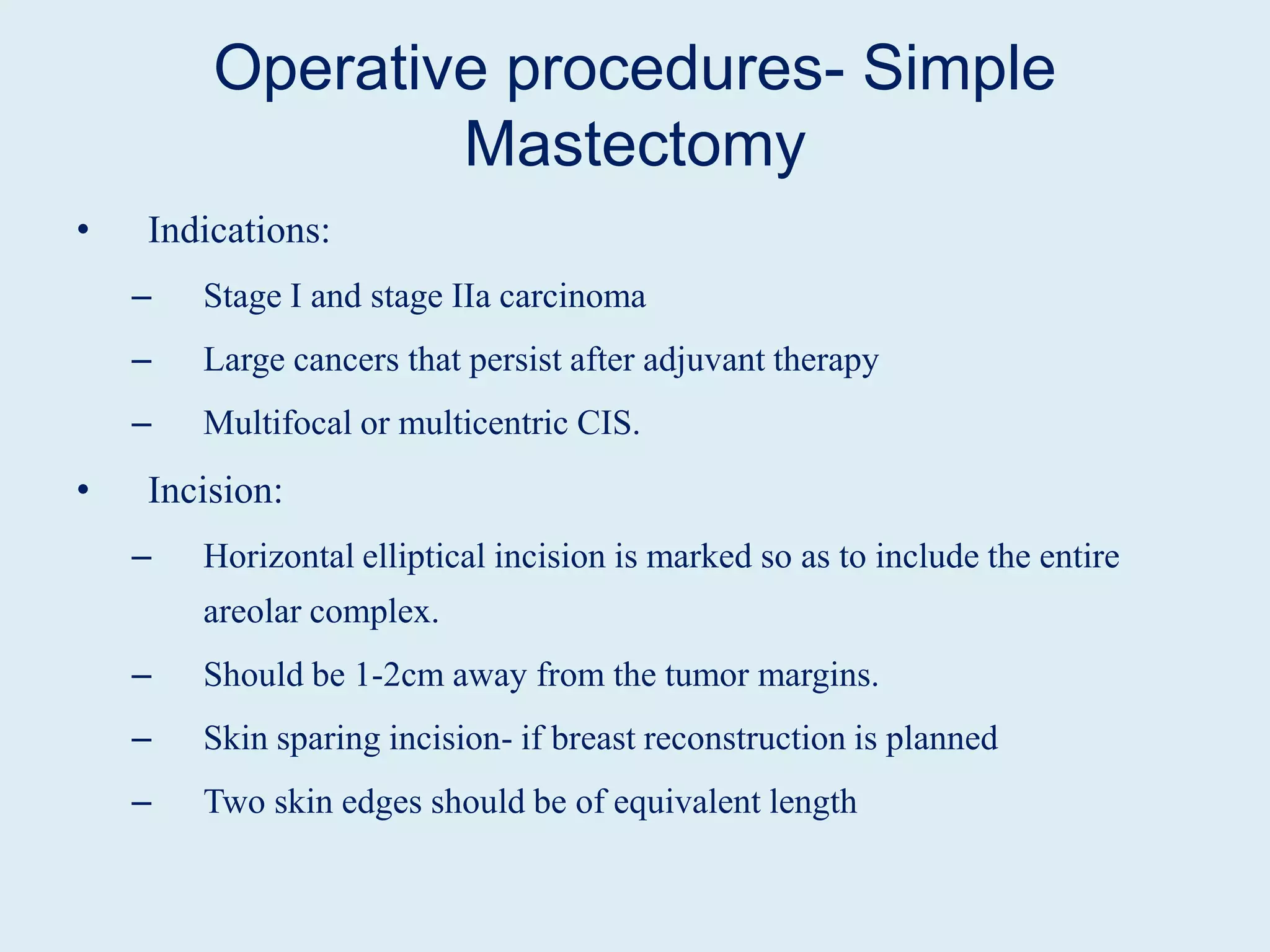 Mastectomy | PPTX