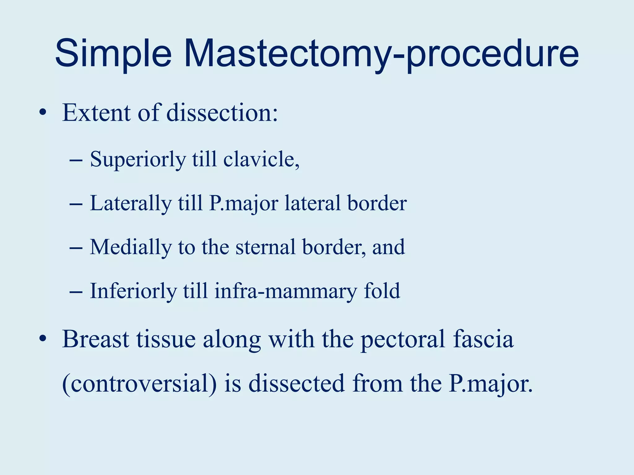Mastectomy | PPTX