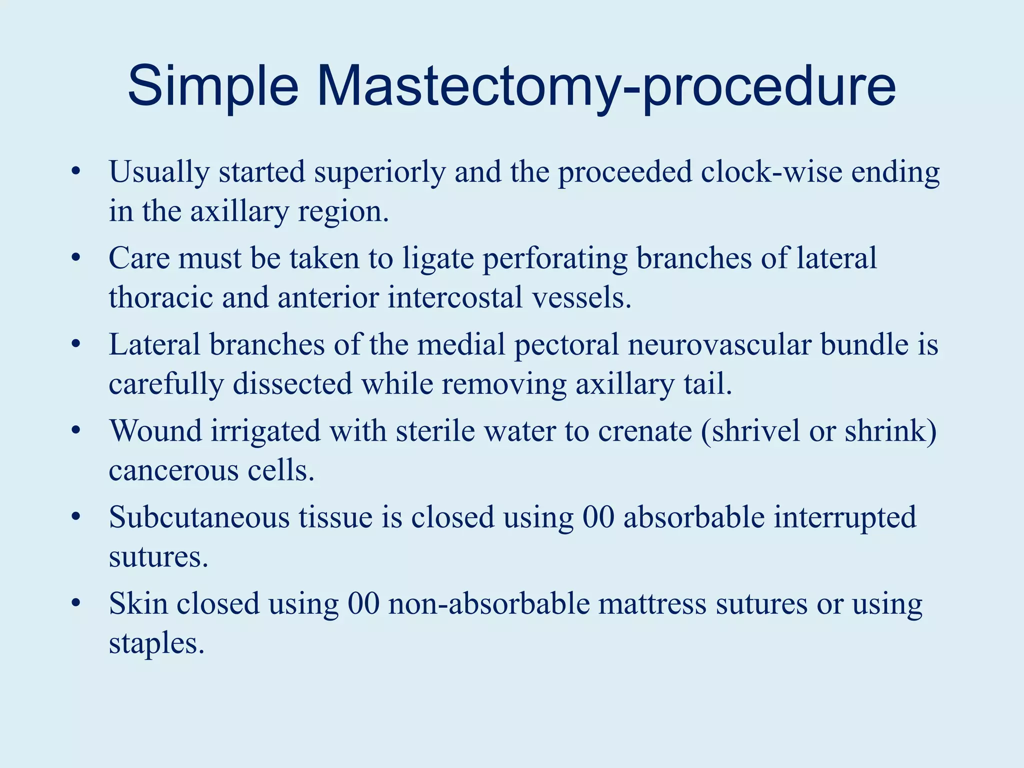 Mastectomy | PPTX