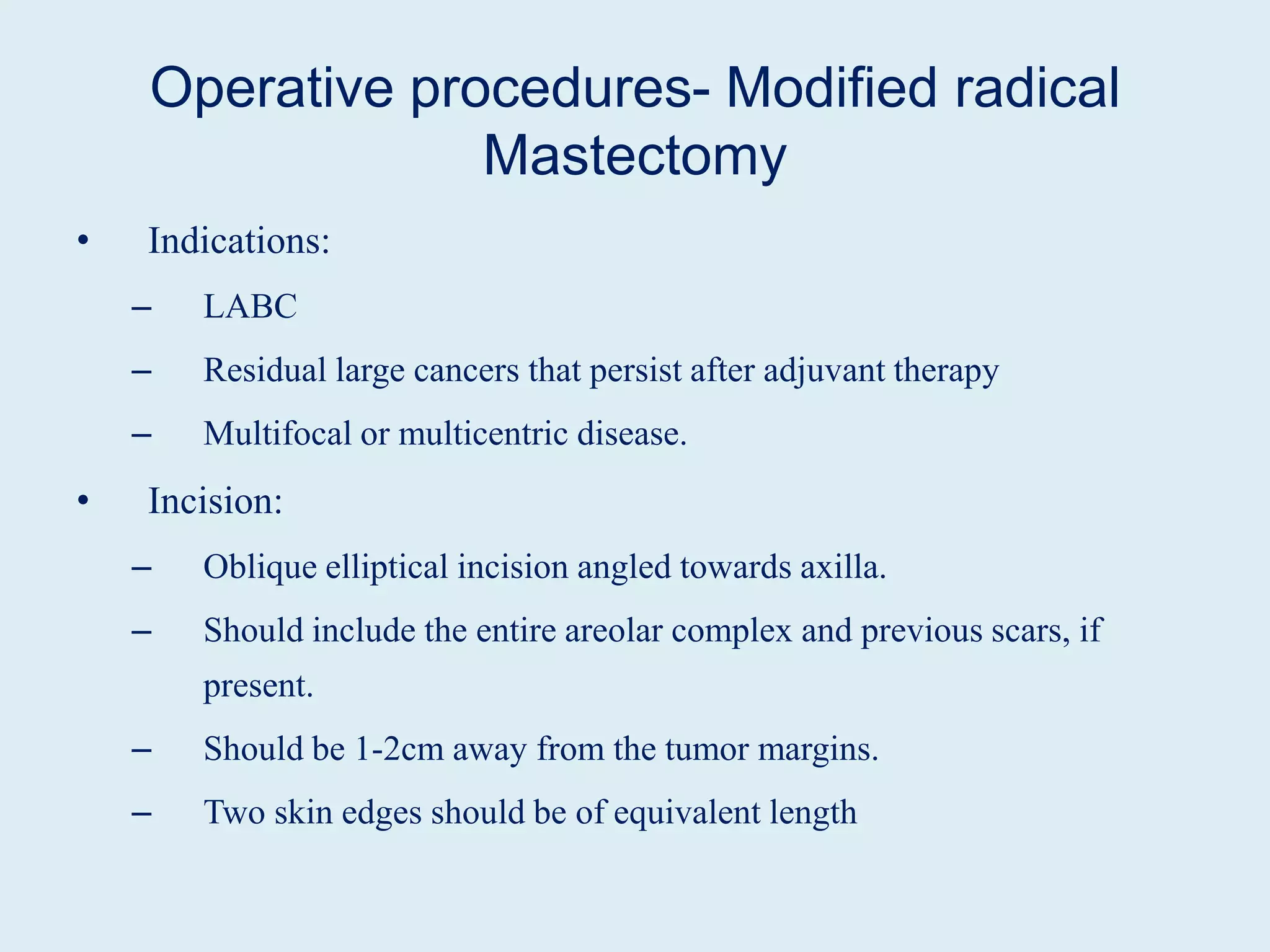 Mastectomy | PPTX