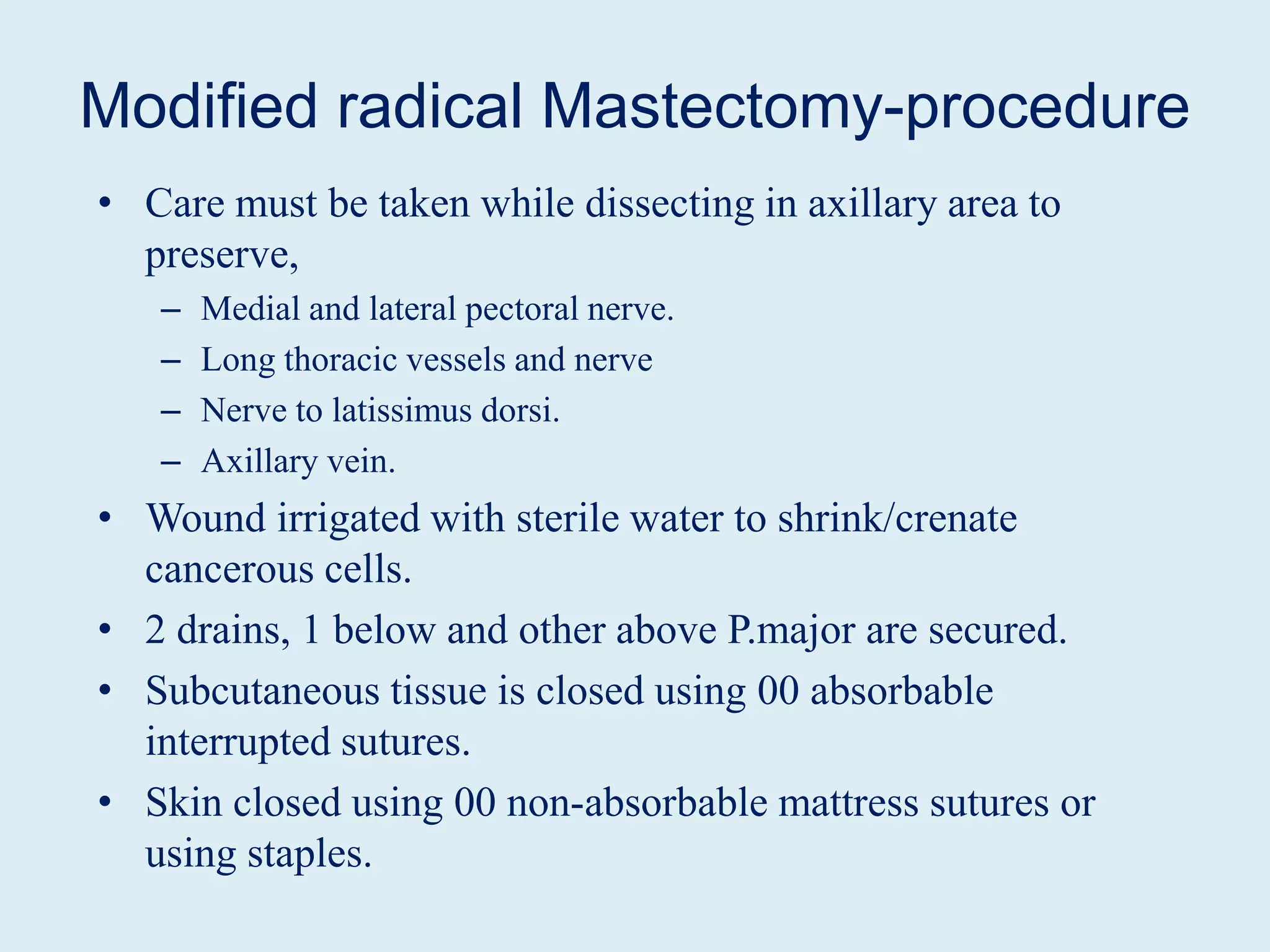 Mastectomy | PPTX