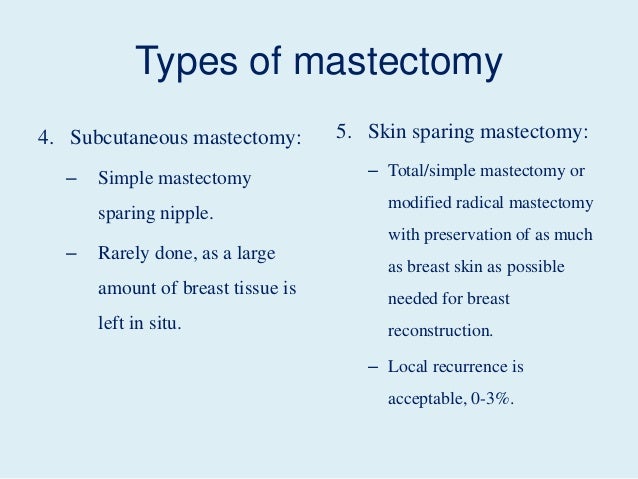 Mastectomy