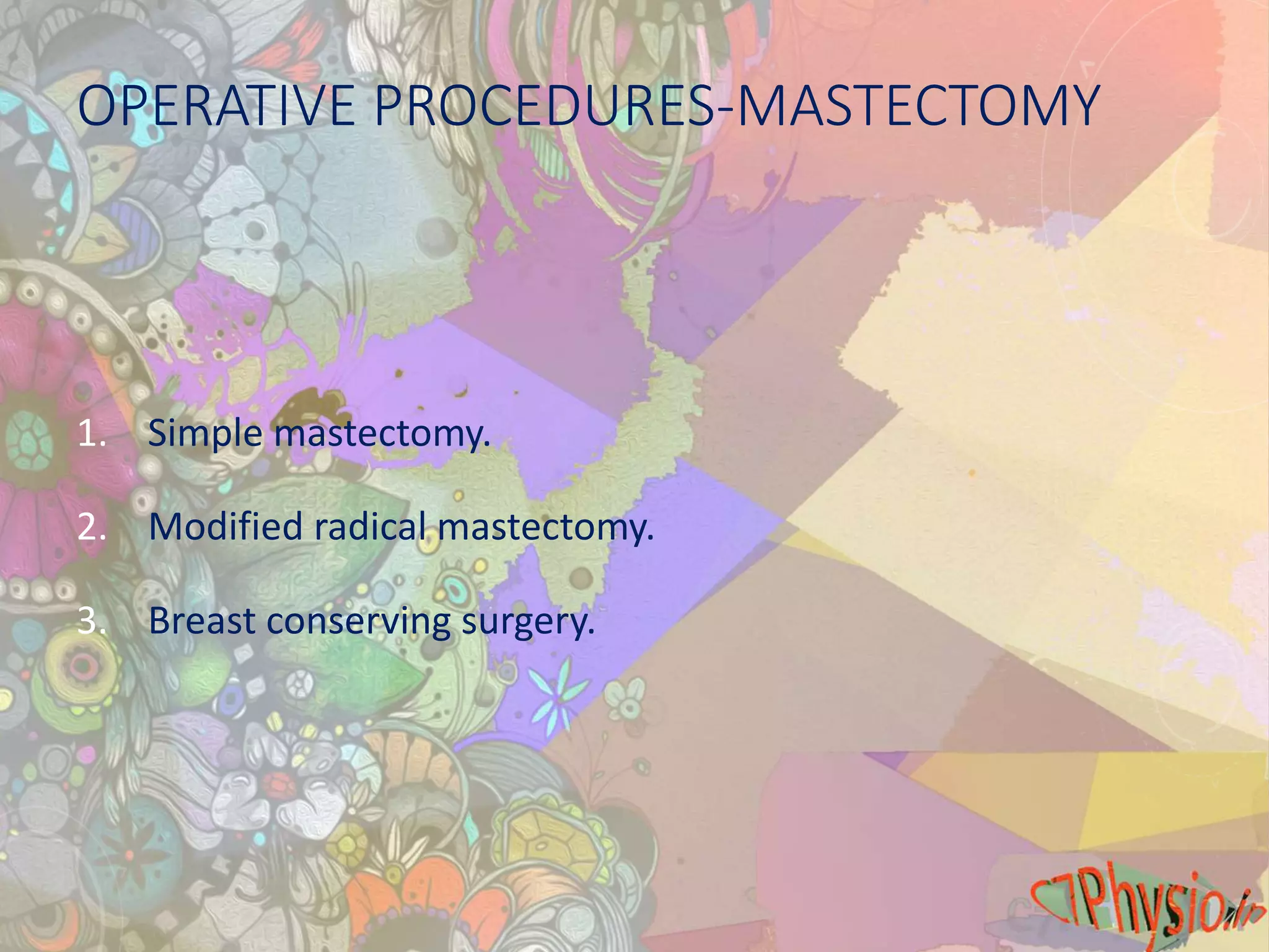 Mastectomy | PPTX