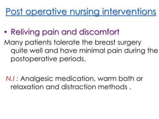 Mastectomy ,post operative management .. | PPTX
