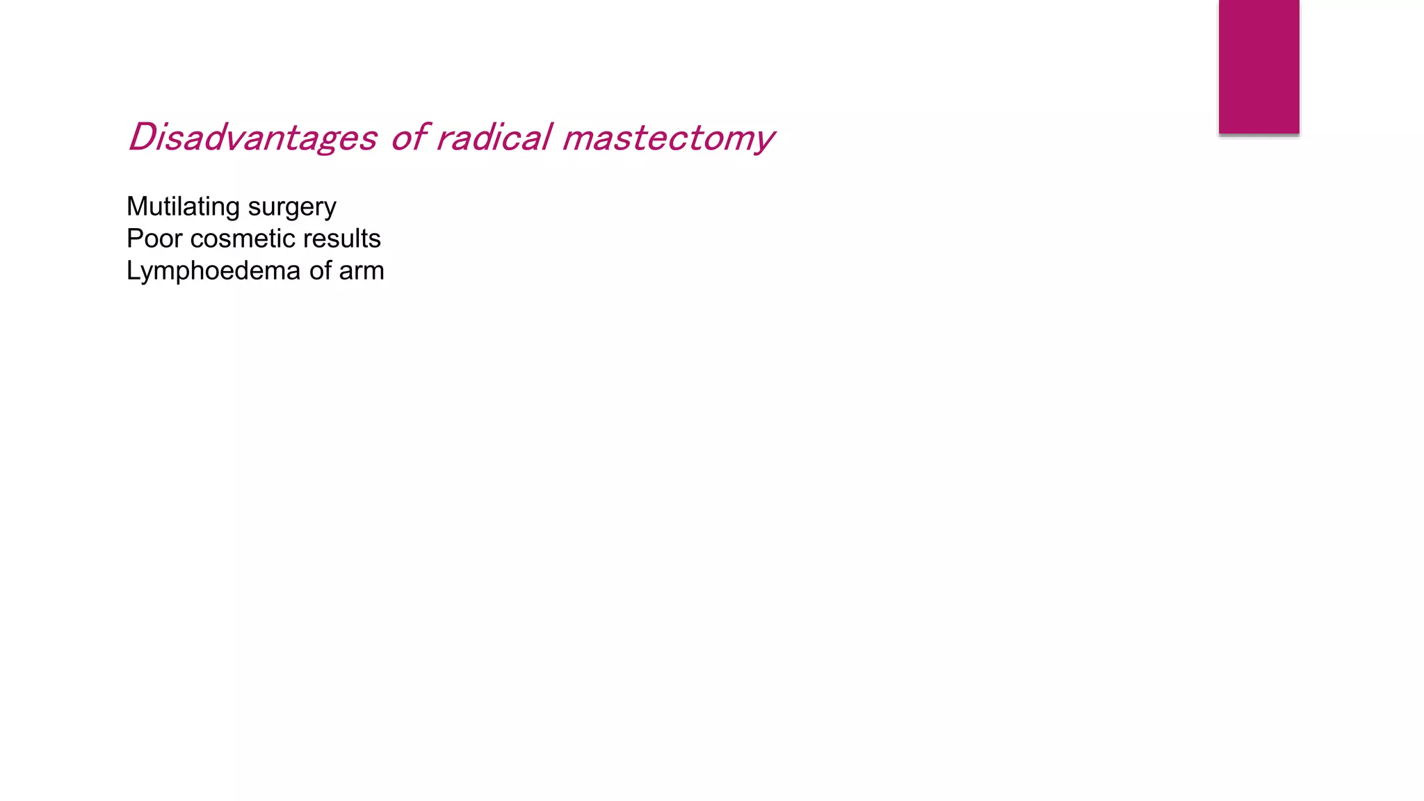 Mastectomy | PPTX