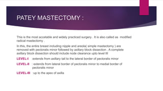 Mastectomy | PPTX