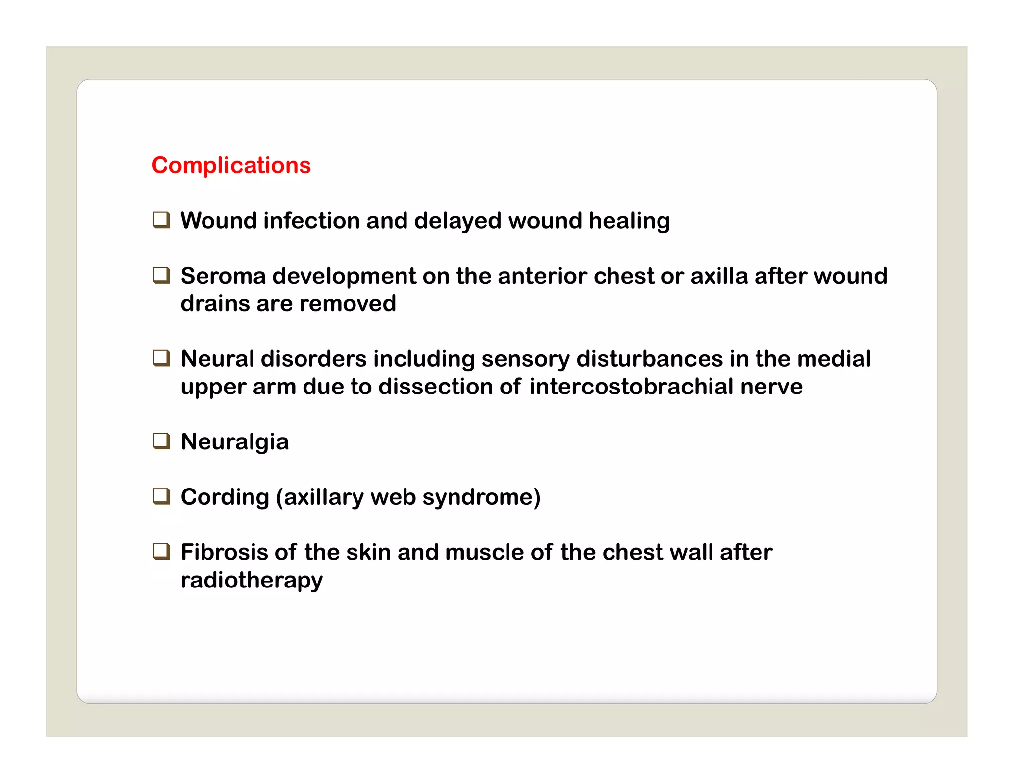 Mastectomy and its physiotherapy managment | PDF