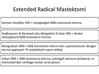 Mastektomi iv | PPTX