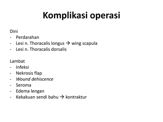 Mastektomi iv | PPT