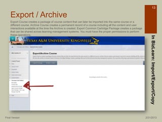 03 Blackboard Course Administration | PPT