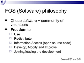 Free Open Source as Technology Transfer Tool in the Arab world | PPT