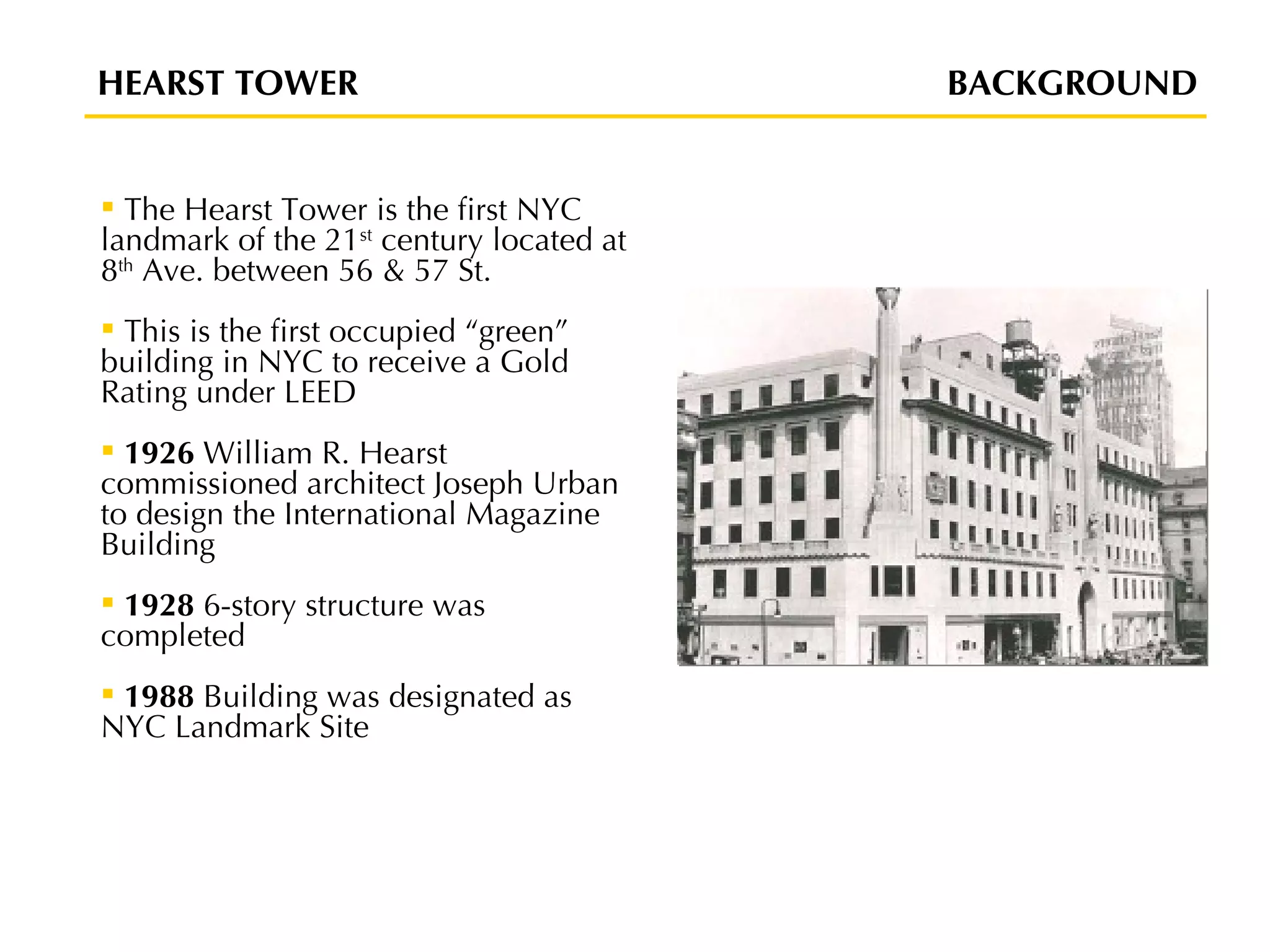 Hearst Tower LEED Overview | PPT