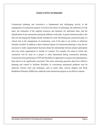 road construction project | PDF