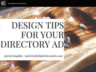 Design Tips for Your Directory Ad | PDF