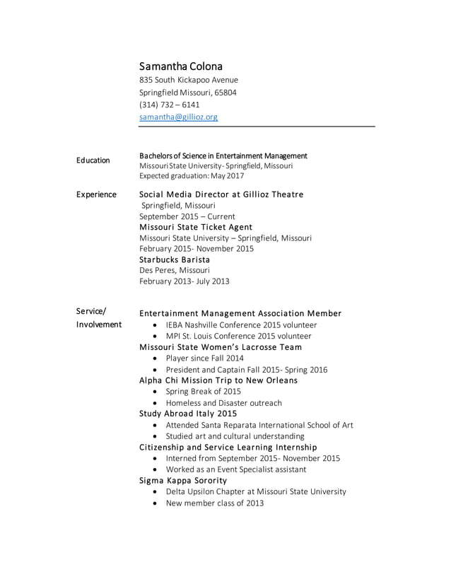 Job Resume | PDF