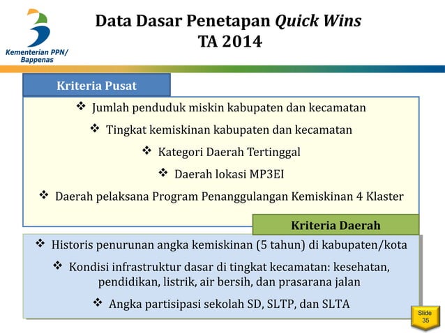 Masterplan Percepatan dan Perluasan Pengurangan Kemiskinan Indonesia (MP3KI) | PPT