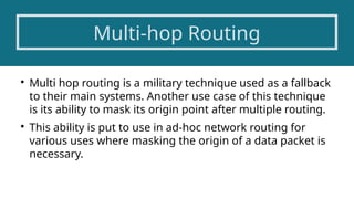 Multi Ark Secure Transmission Encrypted Data Routing | PPT