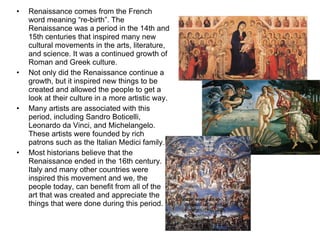 5 Greatest renaissance art project You Can Save It Without A Penny ...