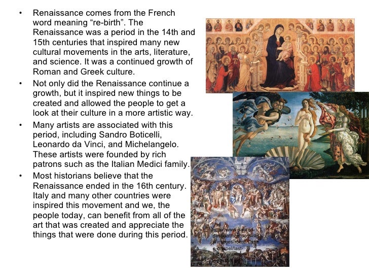 Renaissance Art Project-6th per.