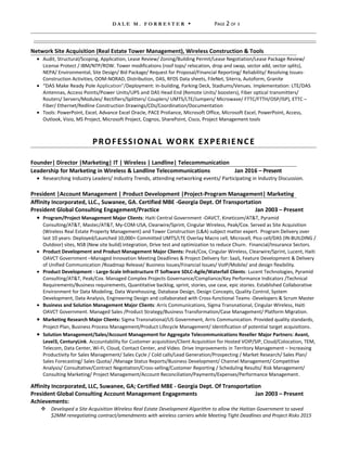 Dale M. Forrester's Resume... Jan 2016 | PDF